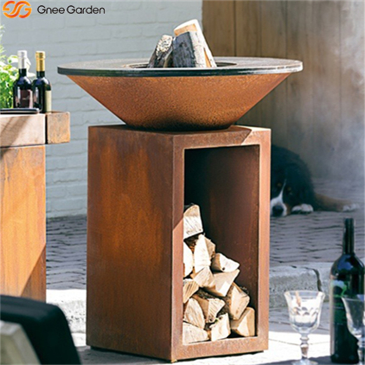 What Are the Benefits of Corten Steel BBQ Grill - Gnee Garden